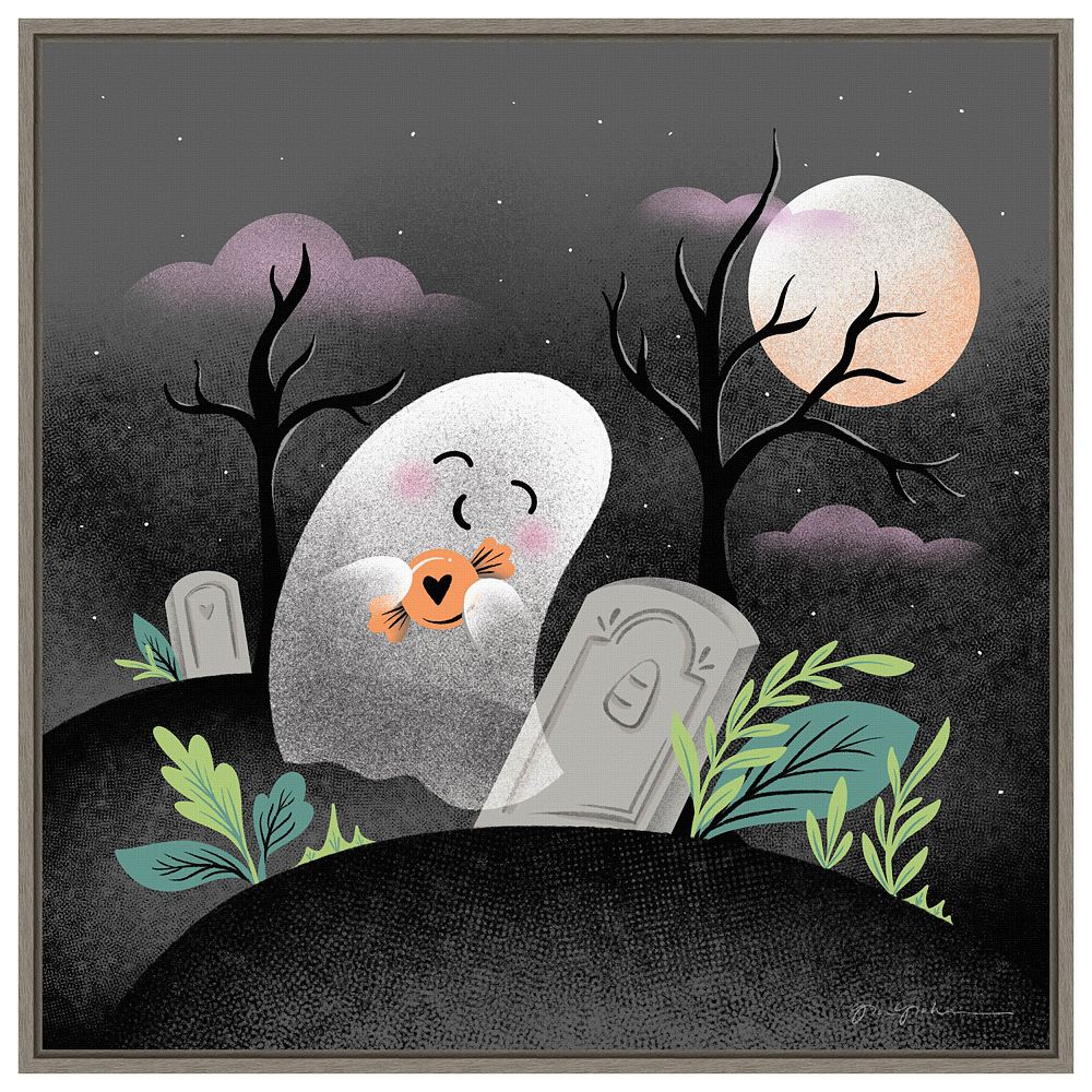 Hocus Pocus Halloween Iv By Gia Graham Framed Canvas Wall Art Print