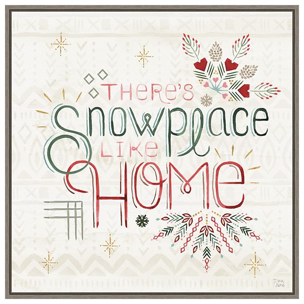 Winter Moment Viii By Dina June Framed Canvas Wall Art Print