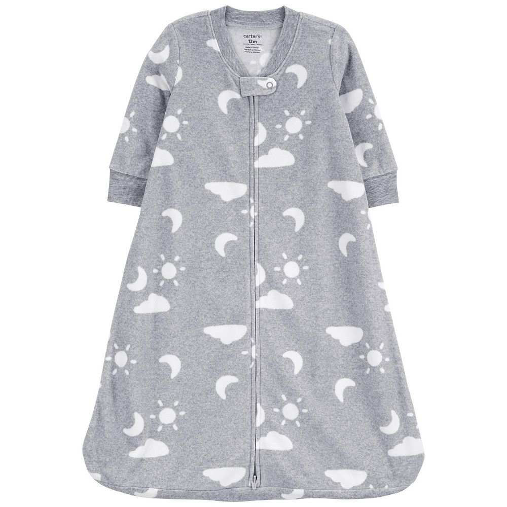 Baby Carter's Clouds 2-Way Zip Fleece Wearable Blanket Sleep Bag