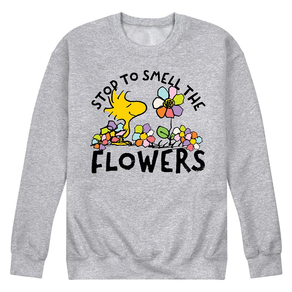 Men's Peanuts Stop & Smell The Flowers Long Sleeve