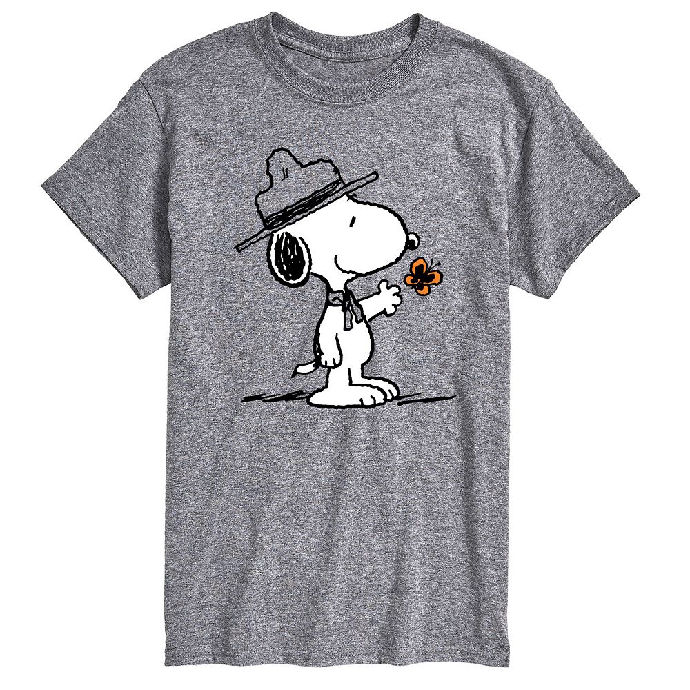Men's Peanuts Ranger Snoopy & Butterfly Graphic Tee