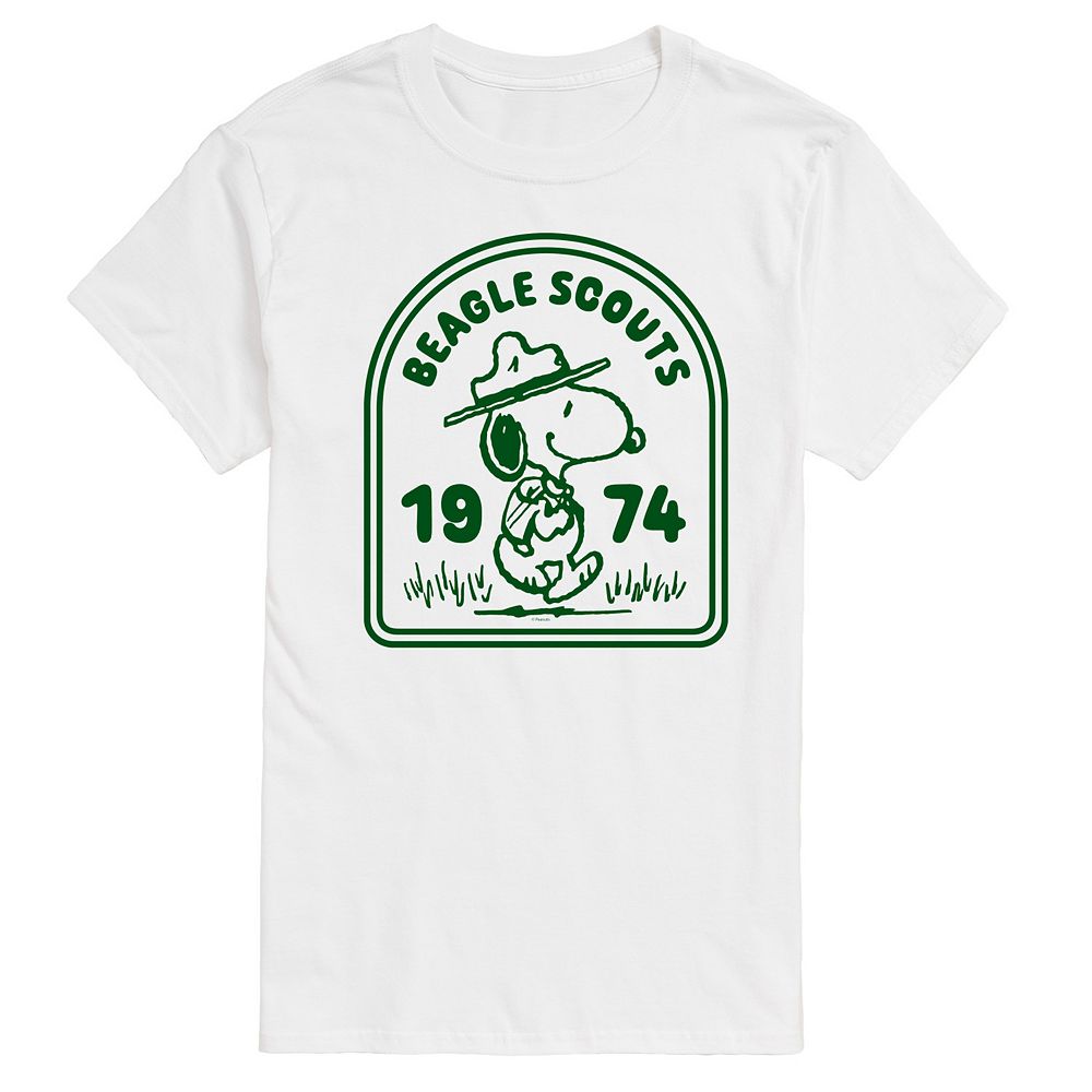Men's Peanuts Beagle Scouts Badge Graphic Tee