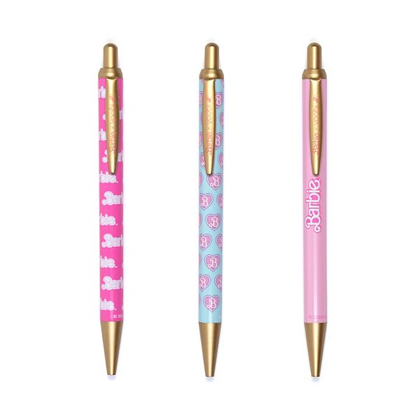Yoobi Barbie Ballpoint Pen 3-pk.