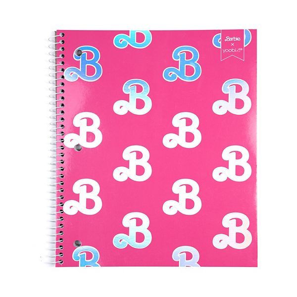 Yoobi Pink Barbie 1-Subject Spiral Notebook