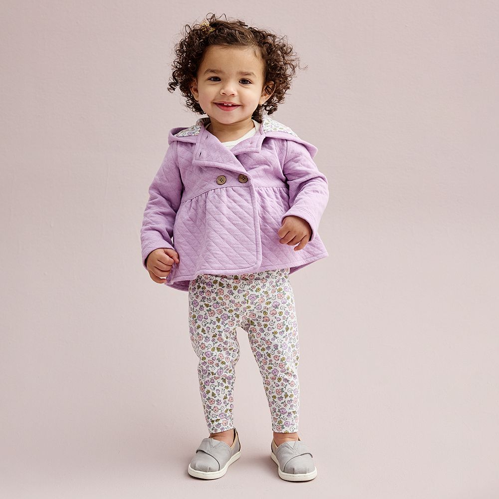 Baby Girl Carter's 3-Piece Floral Little Button-Up Jacket Set