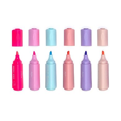Yoobi Barbie 6-Pack Mini Multicolor Highlighters