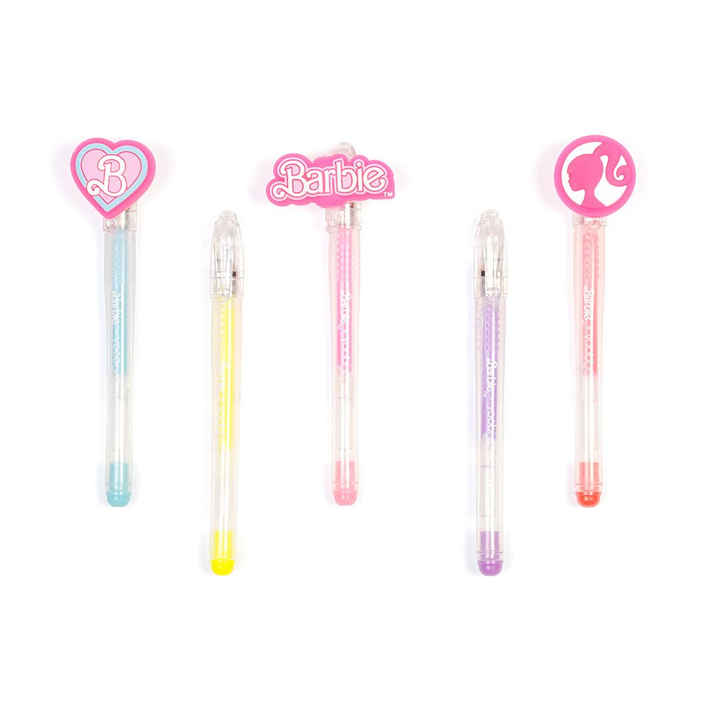 Yoobi Barbie 5-pk. Mini Gel Pen Set With Charms
