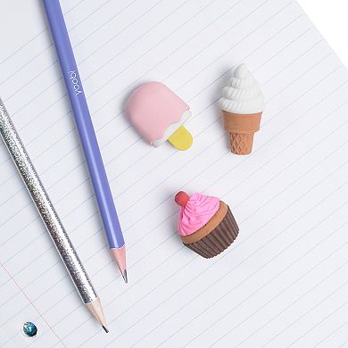 Yoobi Sweets 3-pk. Eraser Set