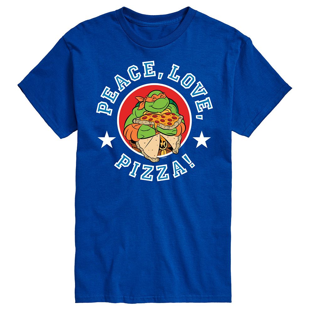 Men's Teenage Mutant Ninja Turtles Peace Love Graphic Tee