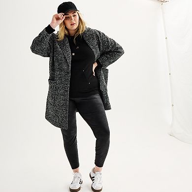 Plus Size Magaschoni Dolman Sleeve Hoodie