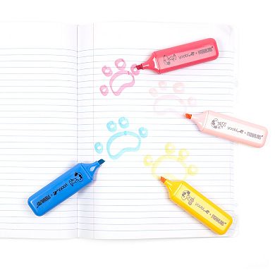 Yoobi Joe Cool Multicolor Mini Highlighter 4-pk.