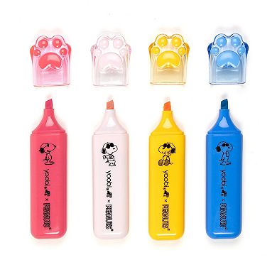 Yoobi Joe Cool Multicolor Mini Highlighter 4-pk.
