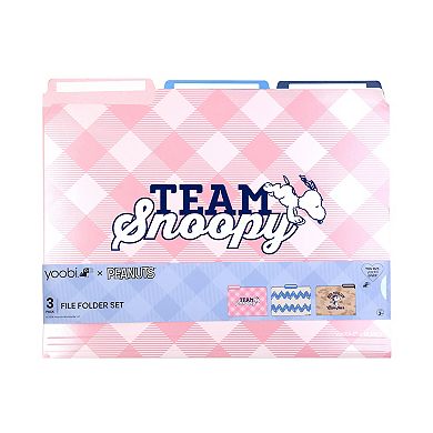 Yoobi Snoopy 3-pk. File Folder
