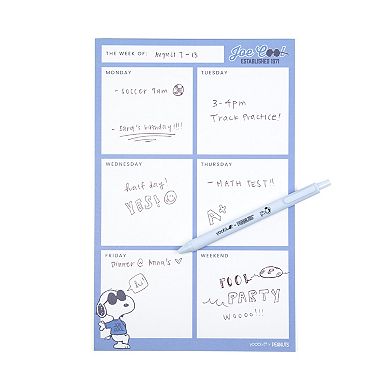 Yoobi Blue Joe Cool Paper Set With Pen