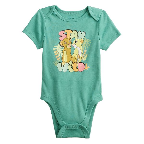 Disney's The Lion King Simba & Nala Baby Boy Short Sleeve Lapped ...