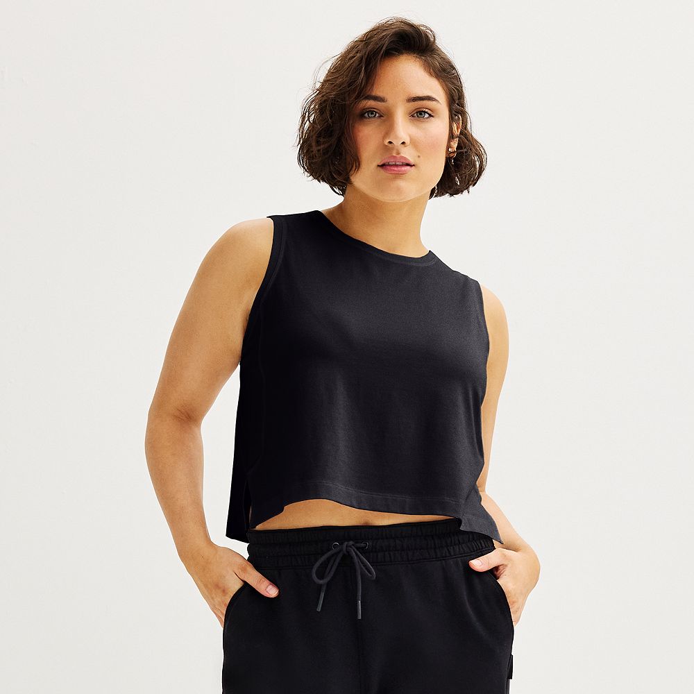 Women's FLX Side Gusset Cropped Tank Top