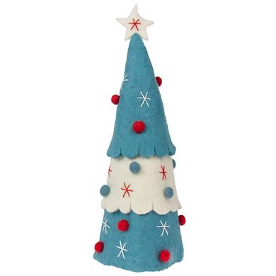 Global Crafts Handmade Felt Christmas Tree Topper or Tabletop Decor ...