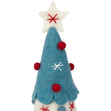 Global Crafts Handmade Felt Christmas Tree Topper or Tabletop Decor ...