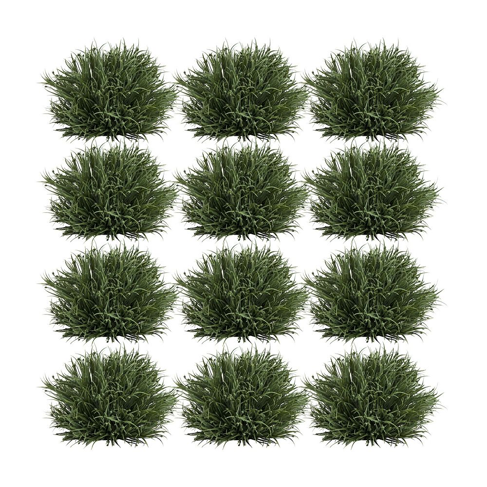 Spring Grass Half Orb (set Of 12)