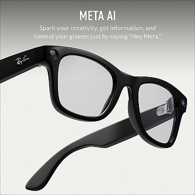 Ray-Ban Meta Smart Glasses Wayfarer 0RW4006 50mm Transition Lens Square ...