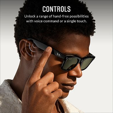 Ray-Ban Meta Smart Glasses Wayfarer 0RW4006 50mm Transition Lens Square ...