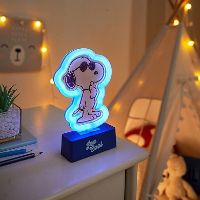 Peanuts Snoopy Joe Cool LED Mini Neon Night Light
