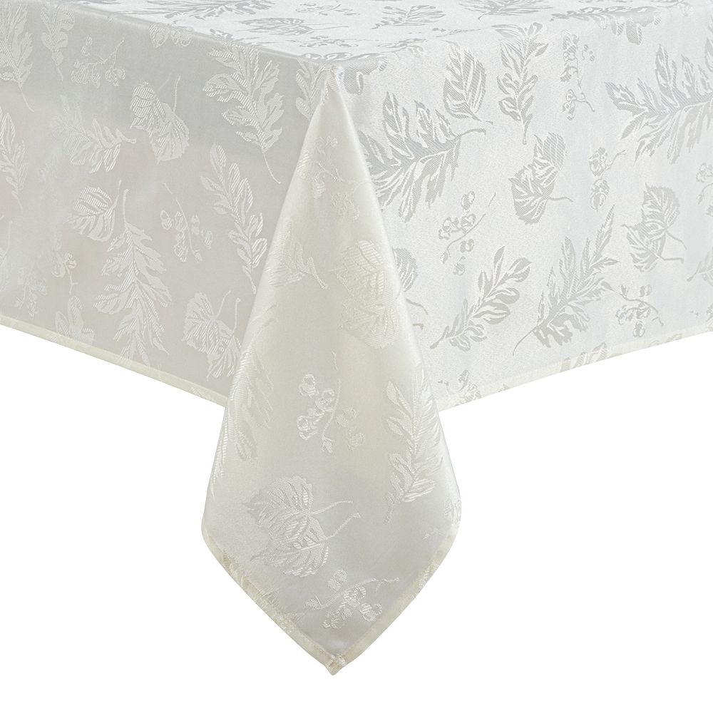 Elrene Home Fashions Elegant Woven Leaves Jacquard Damask Rectangle ...