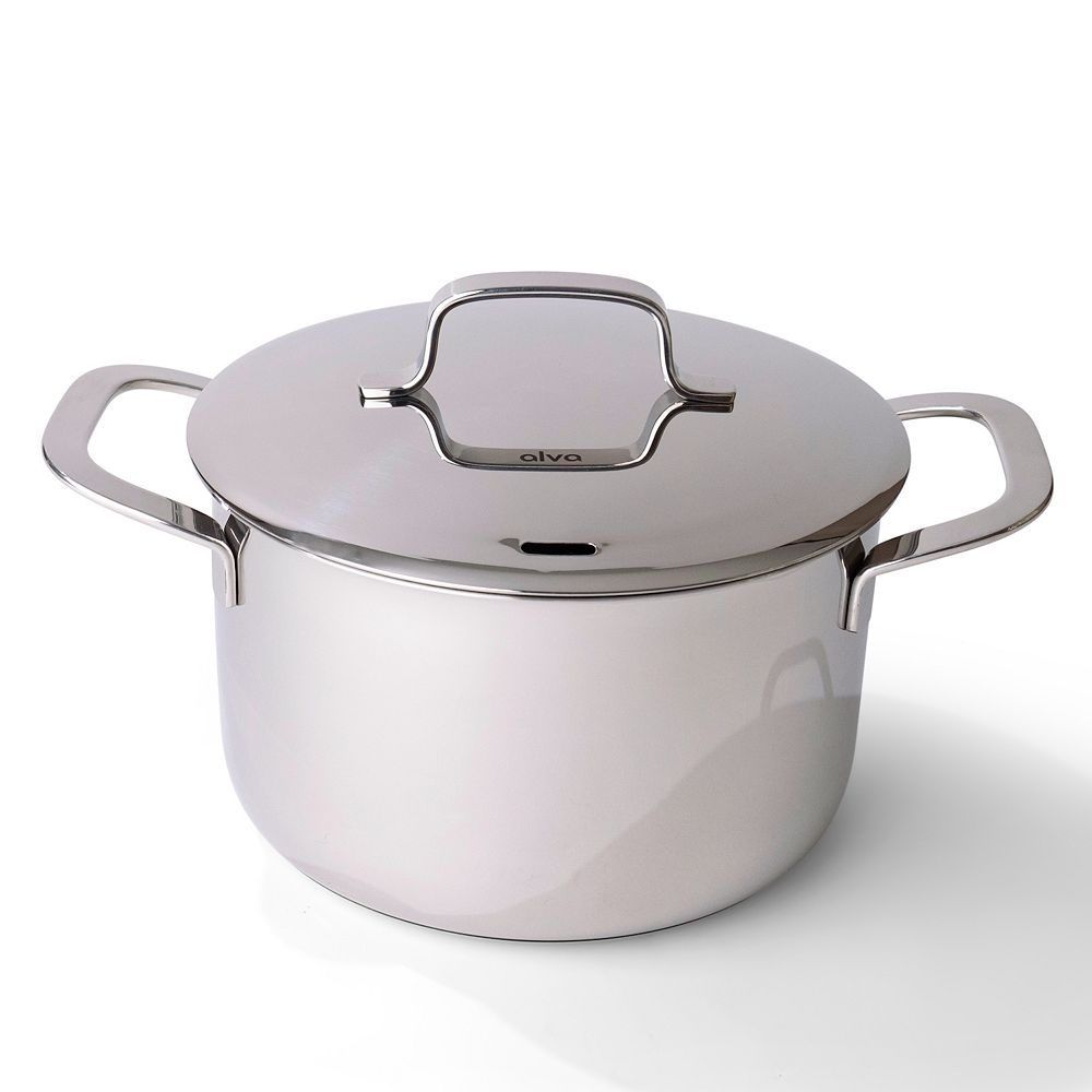 Alva Maestro Stainless Steel Casserole Dish Pot with Lid Non ToxicSoup ...