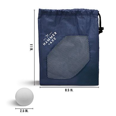 Hammer + Axe™ Travel Bocce Ball Game Set