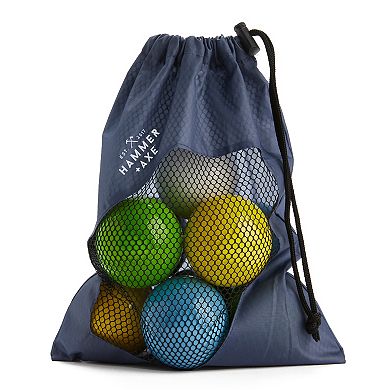 Hammer + Axe™ Travel Bocce Ball Game Set