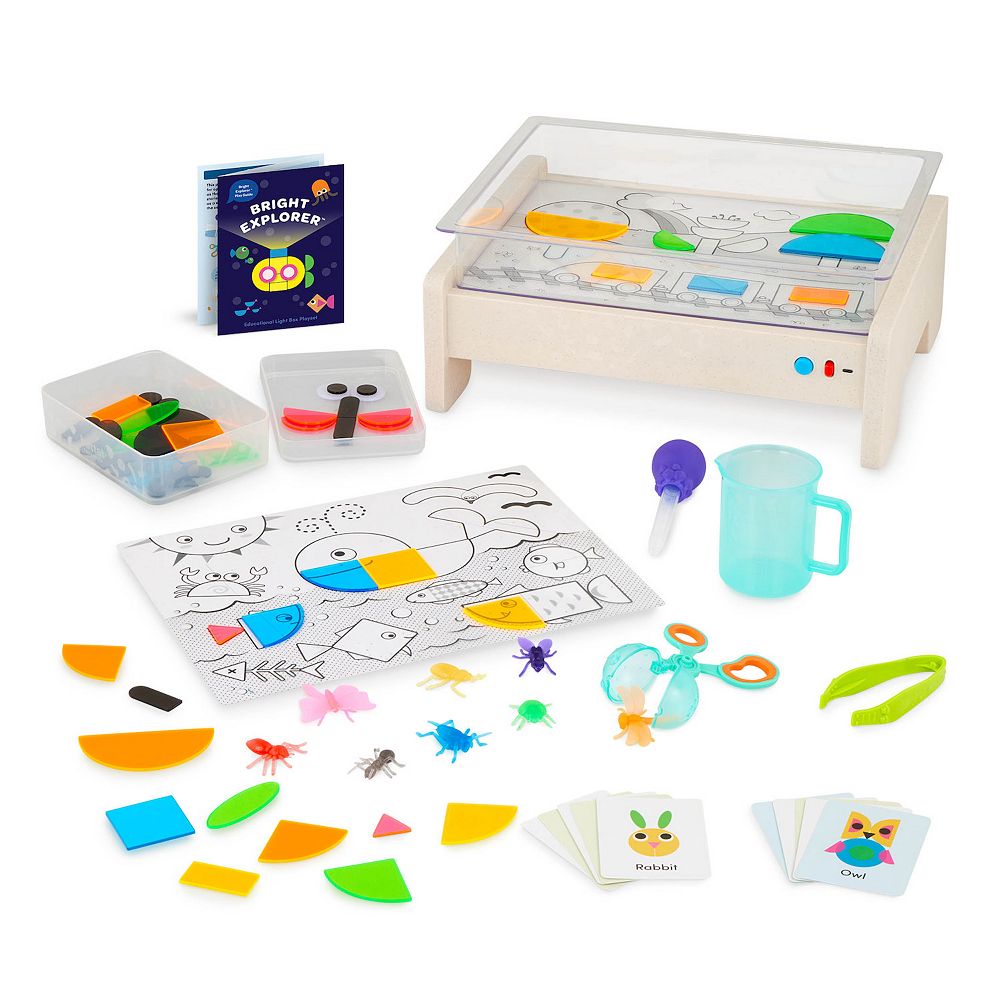 Battat Educational Bright Explorer Light Box Playset
