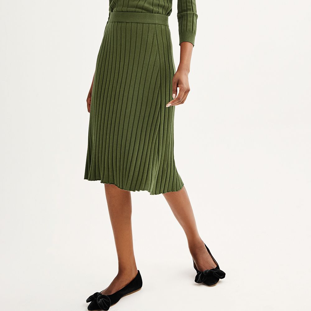 Women's Rachel Roy Fine Gauge Ribbed Sweater Skirt