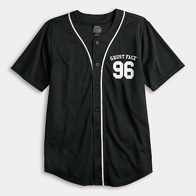 Men's Scream Ghost Face 96 Graphic Baseball Jersey