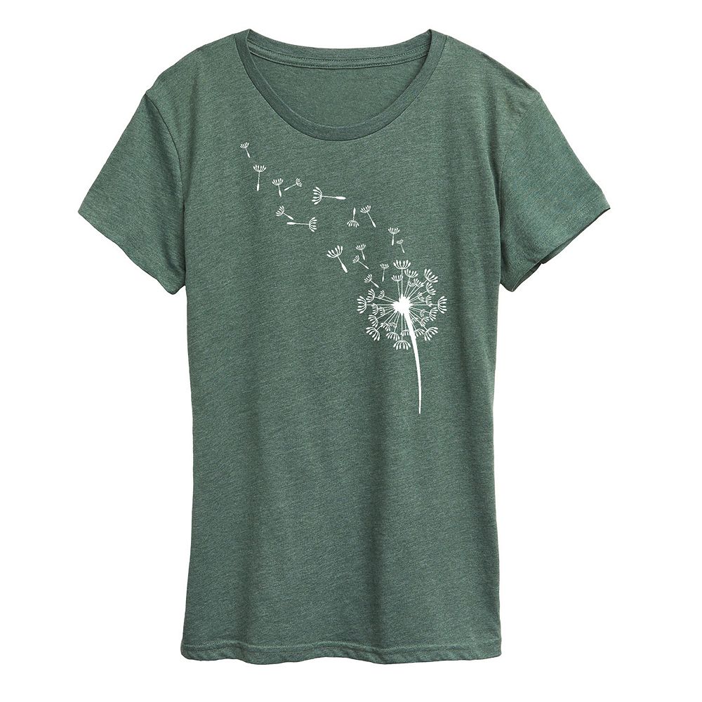 Women's Dandelion Seeds Graphic Tee