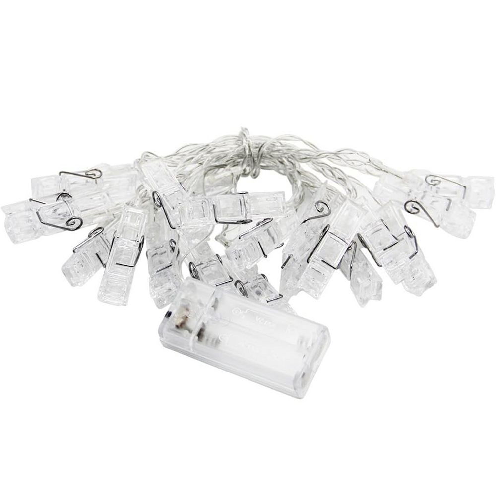 Twinkle Star 10 Ft 20 Led Photo Clips String Lights