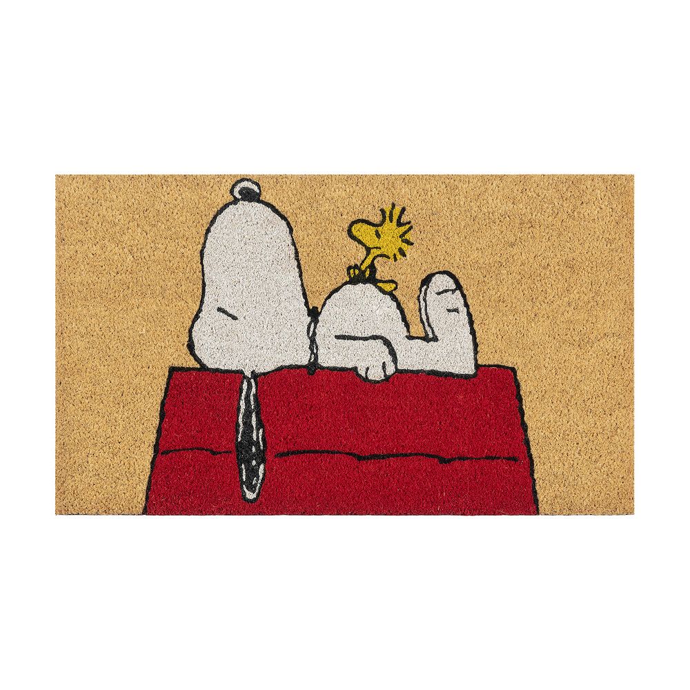 Peanuts Snoopy & Woodstock Napping Doormat