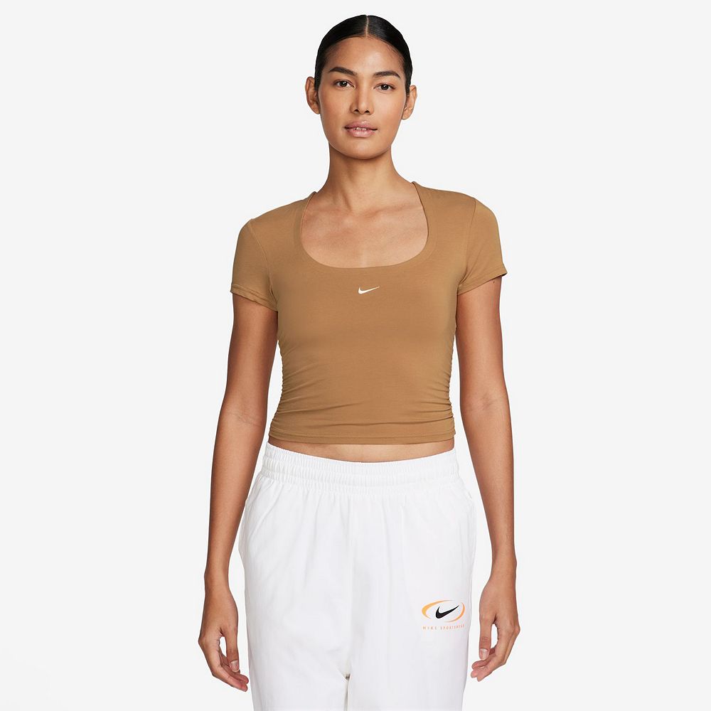 Women's Nike Sportswear Chill Knit Short Sleeve Square Neck Top