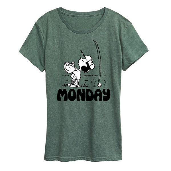 Women's Peanuts Lucy Monday Graphic Tee