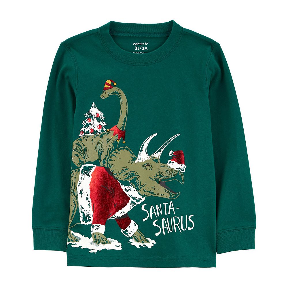 Baby Boy Carter's Christmas Dinosaur Graphic Tee
