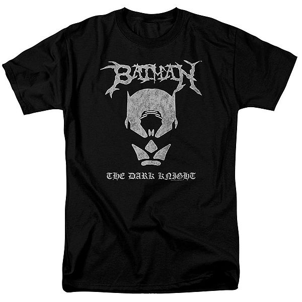 Batman Black Metal Batman Short Sleeve Adult T-shirt