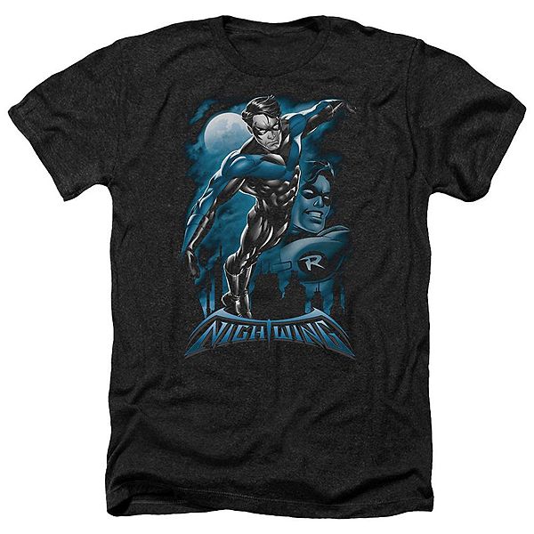 Batman All Grown Up Adult Heather T-shirt
