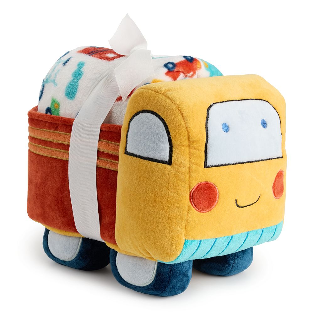 The Big One Pillow Buddy Truck & Throw Blanket Set
