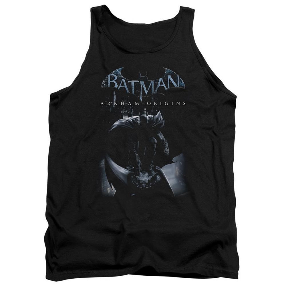 Batman Arkham Origins Perched Cat Adult Tank Top
