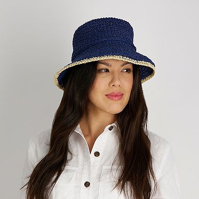 Women's Draper James Crochet Cloche Hat with Beaded Band