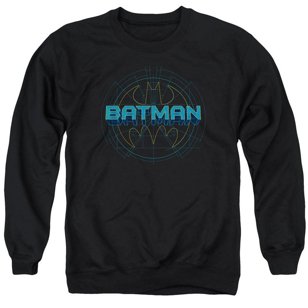 Batman Bat Tech Logo Adult Crewneck Sweatshirt