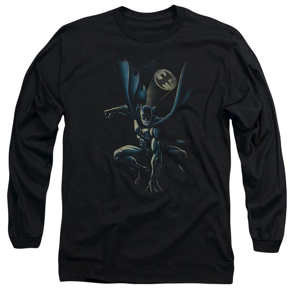Batman Calling All Bats Long Sleeve Adult T-shirt