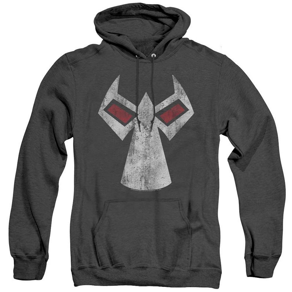 Batman Bane Mask Adult Heather Hoodie
