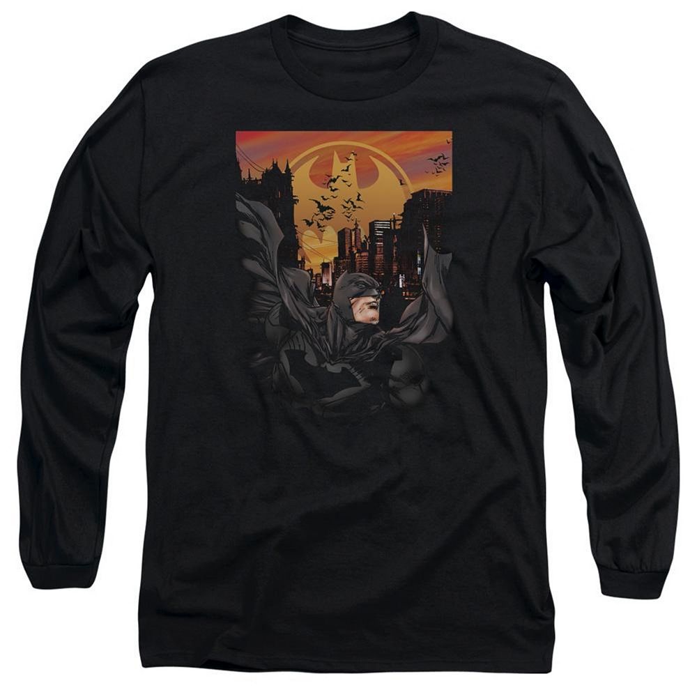 Batman Always On Call Long Sleeve Adult T-shirt