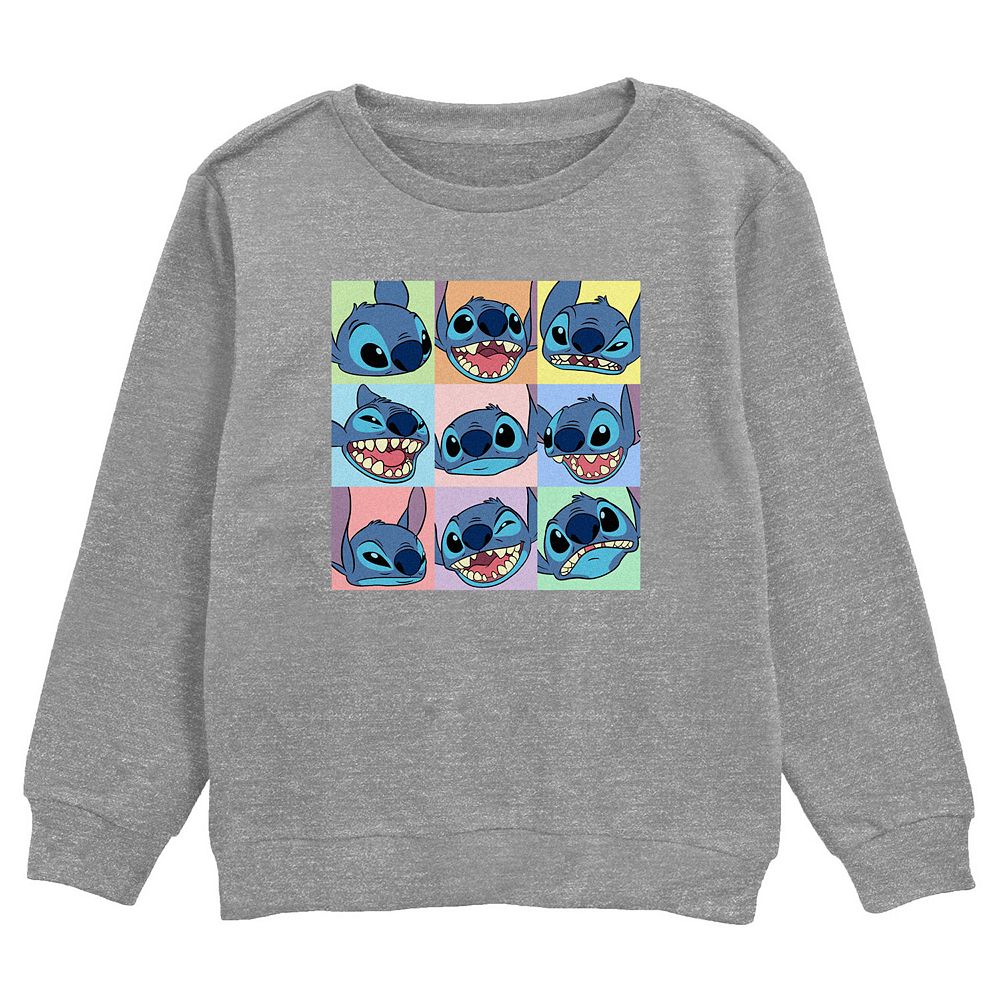 Boys Lilo & Stitch Expressions Portraits Of Stitch Graphic Fleece