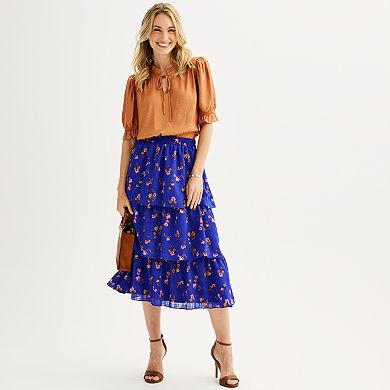 Women's DRAPER JAMES RSVP™ Tiered Ruffle Skirt